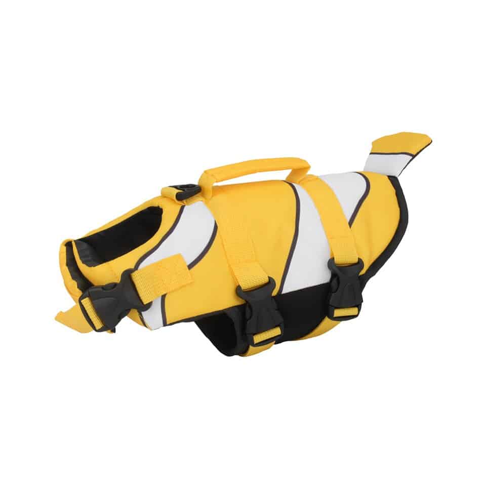 Yorkie Swimming Vest- Clownfish Dog Life Jacket For Yorkies