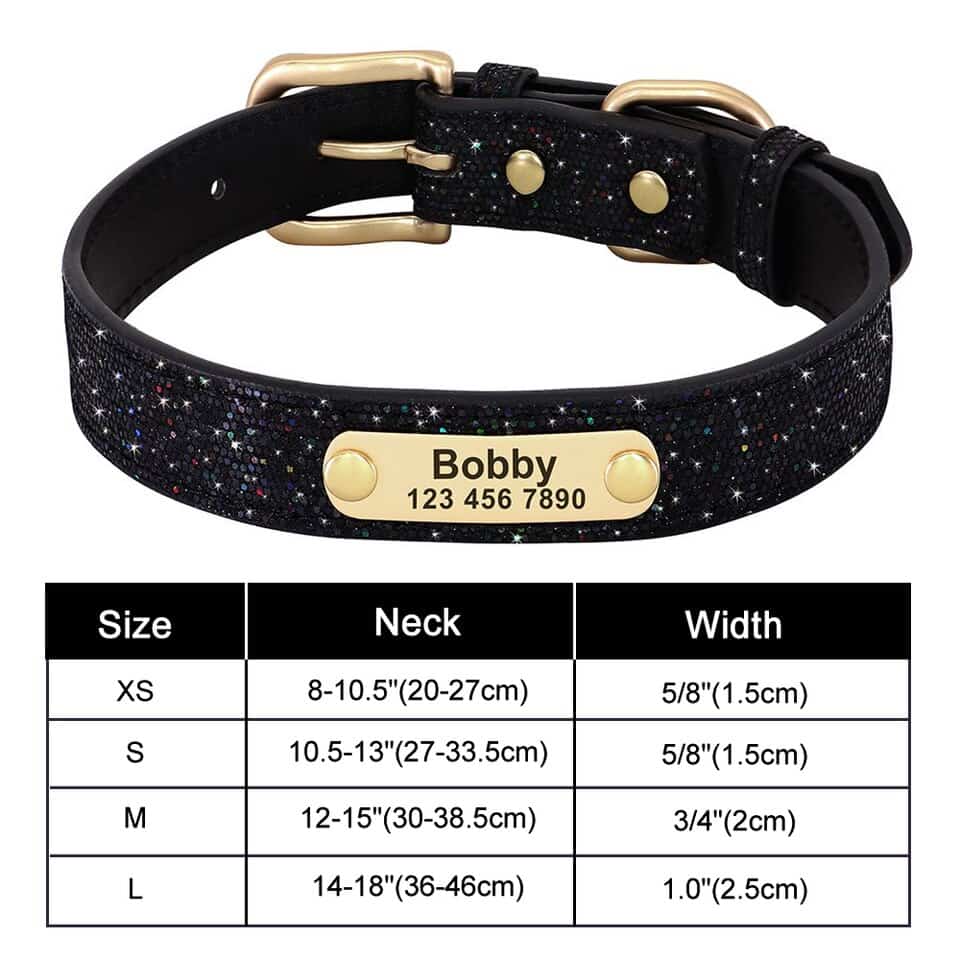 Personalized Yorkie Collar: A Stylish & Shiny Detail For Strolls