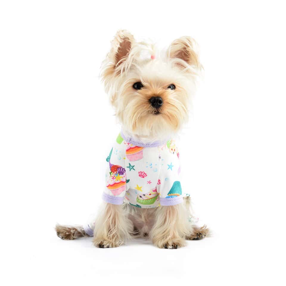 Dreamy Yorkie Pajamas: Cotton Feel During Sleep & Play