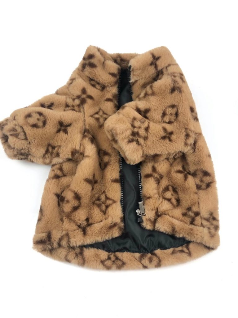 Chic Yorkie Coat – Luxurious Faux Fur Warmth for Stylish Pups